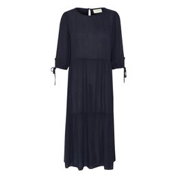 Midikleid Cream "Kleid CRAya", Damen, Gr. 36, N-Gr, blau (navy blazer), Obermaterial: 100% Viskose CV., Kleider Midikleid