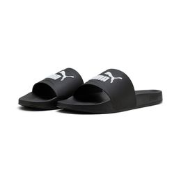Badesandale Puma "LEADCAT 20 FLEX", Herren, Gr. 42, Puma schwarz, Puma wei&szlig;, Synthetik, unifarben, Schuhe, f&uuml;r entspannte Momente am Wasser, sportlicher Stil, ohne Verschluss