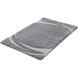 Badematte Kleine Wolke "&raquo;Mystic&laquo;, Badvorleger, Badezimmer Teppich", anthrazit, H:25mm, Polyacryl, Badematten, Badematte, Badteppich, modernes Design, Hoch-Tief Effekt, rechteckig & rund