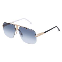 Carrera 1054/S | Herren-Sonnenbrille | Fassung: Vollrand, Pilot, Metall, Gold Gl&auml;nzend | Glasfarbe: Blau Verlaufend