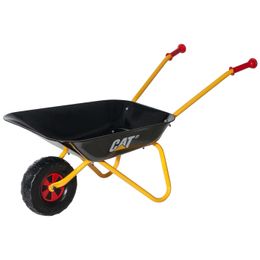 Schubkarre Rolly Toys "rollyMetallschubkarre, CAT", schwarz (schwarz, gelb), Schubkarren, KinderB:38cm H:41cm T:80cm, Kunststoff, Metall, f&uuml;r Kinder; Made in Europe, B:38cm H:41cm T:80cm