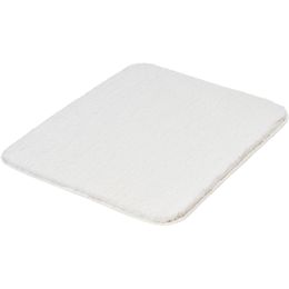 Badematte Kleine Wolke "Marco, Badvorleger, Badezimmer Teppich", wei&szlig;, H:20mm, Polyester, Badematten, Badematte, Badteppich, Uni Farben