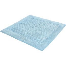 Badematte Kleine Wolke "Net, Badvorleger, Badezimmer Teppich", gr&uuml;n (opal), H:17mm, Baumwolle, Badematten, Badematte, Badteppich, Uni Farben, rutschhhemmend