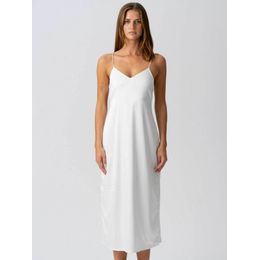 Jerseykleid TEESHOPPEN "TEESHOPPEN Dress Elina", Damen, Gr. Sx34, wei&szlig;, Obermaterial: 100% Polyester, Kleider Jerseykleid