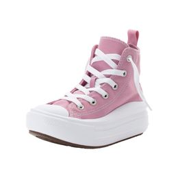 Sneaker Converse "CHUCK TAYLOR ALL STAR MOVE PLATFORM", M&auml;dchen, Gr. 27, wei&szlig; (cliffside rose, wei&szlig;, schwarz), Textil, Schuhe Sneaker