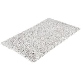 Badematte Kleine Wolke "Dana, Badvorleger, Badezimmer Teppich", wei&szlig; (polarwei&szlig;), H:25mm, Baumwolle, Polyester, Badematten, Badematte, Badteppich, Uni Farben, quadratisch & rechteckig erh&auml;ltlich