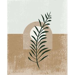 Bild Komar "Silence Full Moon", braun (farbe bild(er): braun), B:40cm H:50cm, Holz, Papier, Bilder, Bild, Wandbild zur Dekoration - ohne Rahmen