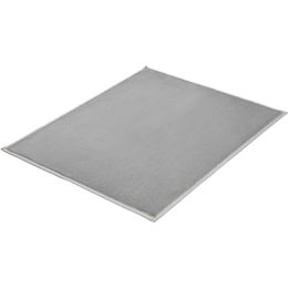 Badematte Kleine Wolke "&raquo;Velvet&laquo;, Badvorleger, Badezimmer Teppich", platin, H:5mm, Polyester, Badematten, Badematte, Badteppich, Uni Farben, Samt-Optik, leichter Schimmer
