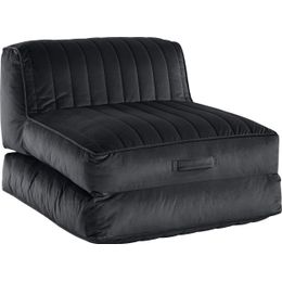 Relaxsessel Home Affaire "Polly", grau (anthrazit), B:83cm H:80cm, Sessel, Relaxsessel, Loungesessel mit Schlaffunktion, perfekt als G&auml;stebett, Daybed