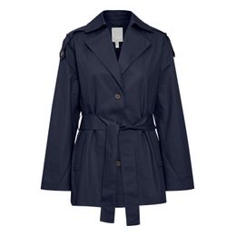 Wintermantel Fransa "Jacke FRNINA", Damen, Gr. L, blau (navy blazer), Obermaterial: 100% Baumwolle CO., M&auml;ntel Wintermantel