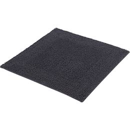 Badematte Kleine Wolke "Cotone, Badvorleger, Badezimmer Teppich" Gr. 1, grau (schiefer), H:17mm, Baumwolle, Badematten, Badematte, Badteppich, Uni Farben, reine Baumwolle, waschbar