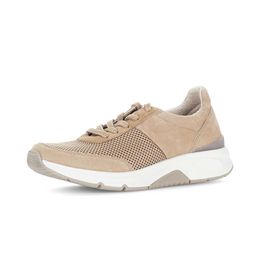 Sneaker Gabor "Sneaker low", Damen, Gr. 35,5, beige, Schuhe Sneaker