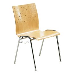 Besucherstuhl "My Arcado", buchefarbe