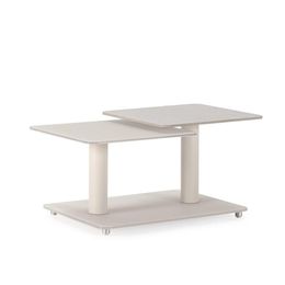 COUCHTISCH mit quadratischen Glasplatten 54/42,8/114,6 cm