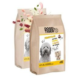 Dogs'n Tiger Adult Federtanz Huhn & Ente 2x12 kg