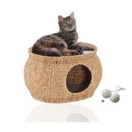 Rohrschneider &reg; Katzenh&ouml;hle Wasserhyazinthe oval und Gratis-Beigabe