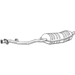 BOSAL Endschalld&auml;mpfer 282243 f&uuml;r BMW