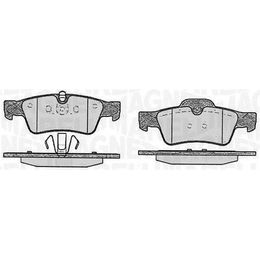 MAGNETI MARELLI Bremsbelagsatz, Scheibenbremse 363916060640 f&uuml;r Mercedes