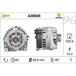 Valeo Generator NEW ORIGINAL PART 439606 f&uuml;r BMW