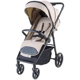 Jimmylee Buggy Light Cruiser, Beige, Textil, 56x107x55 cm, EN 1888, kugelgelagerte R&auml;der, Griff in Lederoptik, Transportsicherung, Einhand-Faltmechanismus, Baby on Tour, Kinderwagen, Buggys