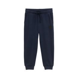 Tom Tailor Jungen Jogginghose mit Badge-Detail, blau, Uni, Gr. 92/98