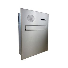 A-Serie Edelstahl Durchwurfbriefkasten mit Sprechsieb