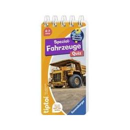 Ravensburger tiptoi Wieso? Weshalb? Warum? Quiz Spezialfahrzeuge, Lernbuch