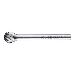 Pferd TOOLS Hartmetall Hochleistungsfr&auml;sstift ALLROUND Kugel KUD &Oslash;06x05 mm Schaft-&Oslash; 3 mm universal grob (21001065)