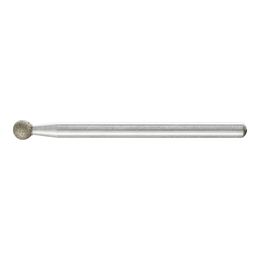Pferd TOOLS Diamant-Schleifstift Kugel &Oslash;4,0mm Schaft-&Oslash;3 mm D91 (fein) zum Gravieren und Entgraten (36204009)