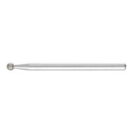 Pferd TOOLS Diamant-Schleifstift Kugel &Oslash;3,0mm Schaft-&Oslash;3 mm D126 (mittel) zum Gravieren und Entgraten (36203010)