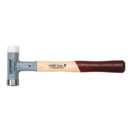 Gedore KOMBI-PLUS R Hammer, mit Holzgriff, Schon-/Schlosserhammer, &Oslash; 30 mm, r&uuml;ckschlagfrei, Hickorystiel, 247 H-30 (1603299)