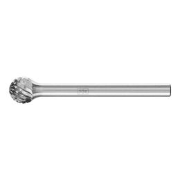 Pferd TOOLS Hartmetall Fr&auml;sstift Kugel KUD &Oslash; 06x05 mm Schaft-&Oslash; 3 mm Z4 universal mittel fein (21213043)