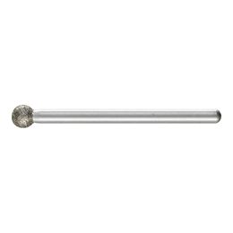 Pferd TOOLS Diamant-Schleifstift Kugel &Oslash;5,0mm Schaft-&Oslash;3 mm D181 (grob) zum Gravieren und Entgraten (36205018)