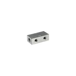 Riegler Verteilerleiste, Abg&auml;nge beidseitig, 2 x 1/2, 4 + 4 x 1/4, Alu (VT 15444)