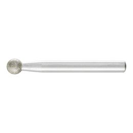 Pferd TOOLS Diamant-Schleifstift Kugel &Oslash;8,0mm Schaft-&Oslash;6 mm D126 (mittel) zum Gravieren und Entgraten (36208010)