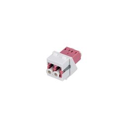 Rutenbeck LC-D Keystone Modul MM, OM4 vio, rws KMK-LC-D vio rw (228080100)