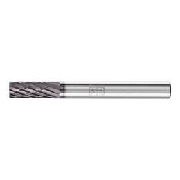 Pferd TOOLS Hartmetall Fr&auml;sstift Zylinder ZYA &Oslash; 06x16mm Schaft-&Oslash; 6mm Z3P universal mittel kreuzverzahnt HICOAT (21101624)
