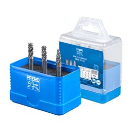Pferd TOOLS Hartmetall Hochleistungsfr&auml;sstift Set 1806 STEEL 3-tlg. &Oslash; 6mm Schaft-&Oslash; 6 mm f&uuml;r Stahl (21901806)
