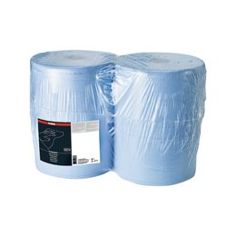 E-COLL Putzpapier blau, 3-lagig, 1.000 Blatt 38x36cm, 1 Rolle (4317784547437)