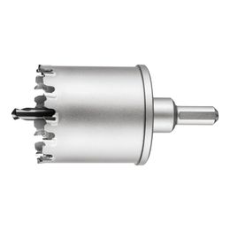 Pferd TOOLS Hartmetall Lochschneider/-Lochs&auml;ge &Oslash; 60x60mm Schaft-&Oslash; 12 mm Schnitttiefe 57 mm universal (25466035)
