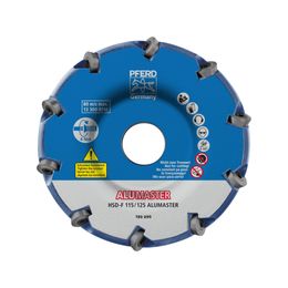 Pferd TOOLS Hochleistungsfr&auml;sscheibe ALUMASTER F &Oslash; 115 mm f&uuml;r Winkelschleifer Alu Bearbeitung HICOAT (22000012)
