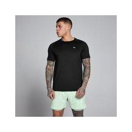Myprotein MP Herren Training T-Shirt - Schwarz / Hellgr&uuml;n - L
