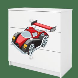 KOMMODE Babydreams Rennwagen 81/81/41