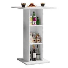 Bartisch Standos Wei&szlig; mit Staurraum