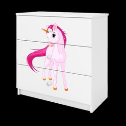 KOMMODE Babydreams Einhorn 81/81/41