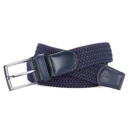 Eurex By Brax Herren Gro&szlig;e Gr&ouml;&szlig;en | EUREX Stretch-G&uuml;rtel mit Flechtmuster, &Uuml;berl&auml;nge Farbe dunkelblau Gr&ouml;&szlig;e: 155