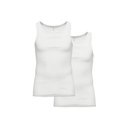 Unterhemd Ammann "Unterhemd Feinripp Unterhemden 2er Pack 2er Pack", Herren, Gr. L, N-Gr, wei&szlig;, Obermaterial: 100% Baumwolle CO., Unterhemden Unterhemd