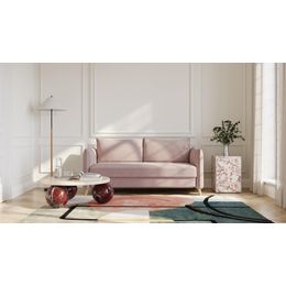 BRUNO Schlafsofa 160cm in Forest Green | stabiles Massivholz & Boxspringkomfort