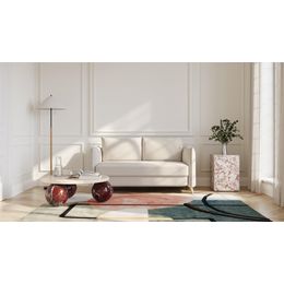 BRUNO Schlafsofa 140cm in Forest Green | stabiles Massivholz & Boxspringkomfort