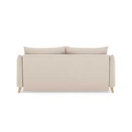 BRUNO Schlafsofa 160cm in Forest Green | stabiles Massivholz & Boxspringkomfort